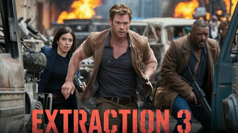 Extraction 3 (2025) Movie | Chris Hemsworth, Golshifteh Farahani, Idris ...
