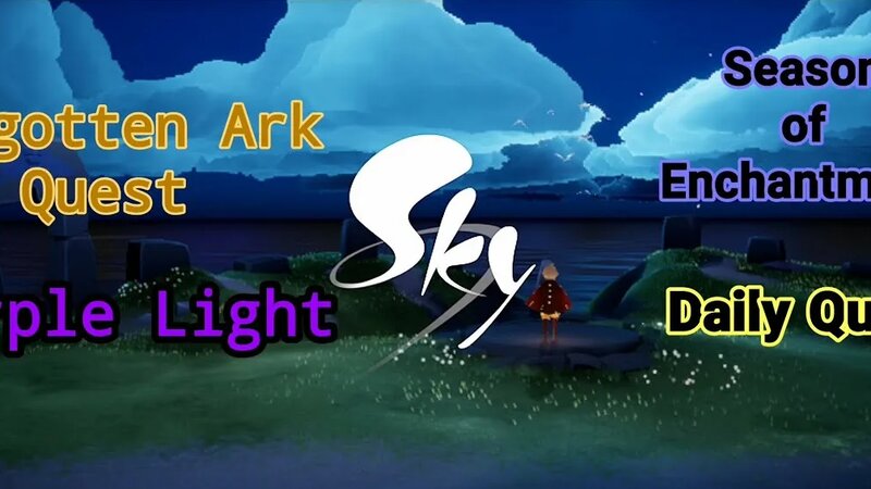 Sky: Children of the light gameplay - Forgotten Ark [Purple Light ...