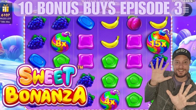 Sweet Bonanza - 10 Bonus Buy Challenge Episode 3 - Смотреть онлайн в ...