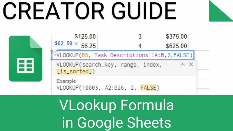 VLookup Formula in Google Sheets - Yandex Video aramada çevrimiçi izle