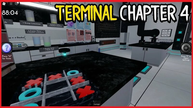 Roblox Terminal [Escape Room] Chapter 4 Walkthrough (English ...