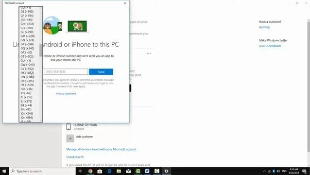 How To Find International calling codes List Using Windows 10 All World ...