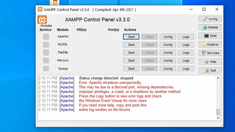 Xampp Error: Apache shutdown unexpectedly Fix - Смотреть онлайн в ...
