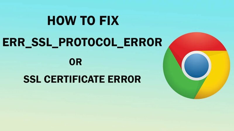 How to Fix “ERR_SSL_Protocol_Error” for Google Chrome | SP Skywards ...