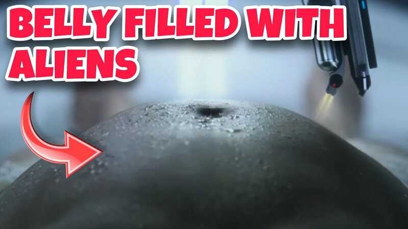 Belly Movement After Girl Pregnant with Aliens - Prometheus Vore Belly ...