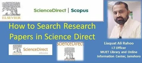 sciencedirect|elsevier|journal|article|How to Search Research Papers in ...