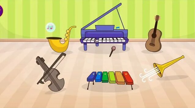 Musical Instruments for Kids – The Little Orchestra - From Baby Teacher ...