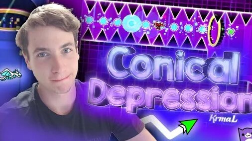 Conical Depression... Тактично, просто и Сложно Geometry Dash ...