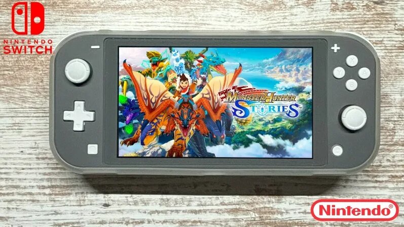 Monster Hunter Stories Gameplay Nintendo Switch Lite — Video by ...