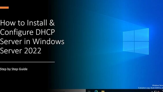How to Install & configure DHCP Server in Windows Server 2022 !! Configure Scope!! - EroFound