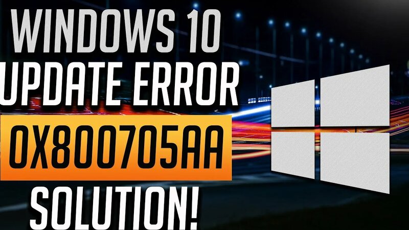 FIX Windows Update Error 0x800705aa on Windows 10 [2024] - Yandex Video ...
