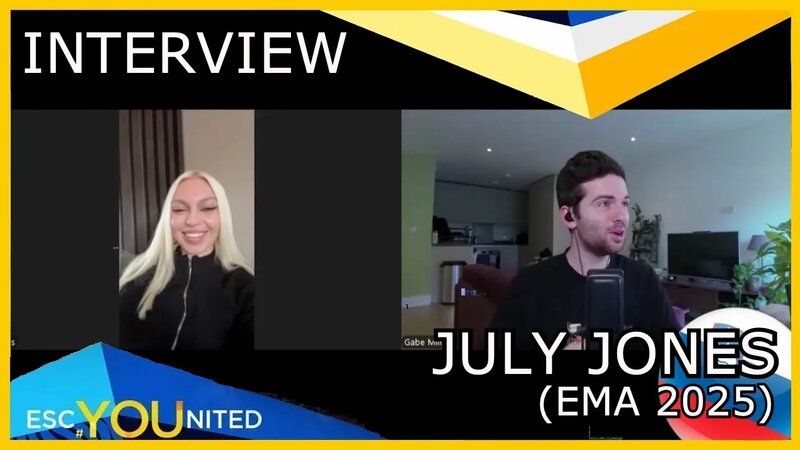 Interview with July Jones (EMA 2025) New Religion - Slovenia Eurovision ...