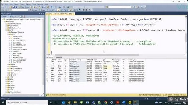 Session23 - SQL Server - SQL Functions | IsNull | IIF | Concat ...