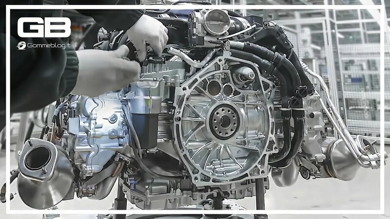 Porsche 911 Engine Production - Flat SIX Assembly Line - Смотреть ...
