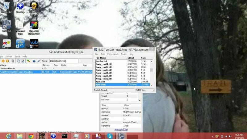 How to Replace/Add/Extract .txd, .dff files in GTA San Andreas ...