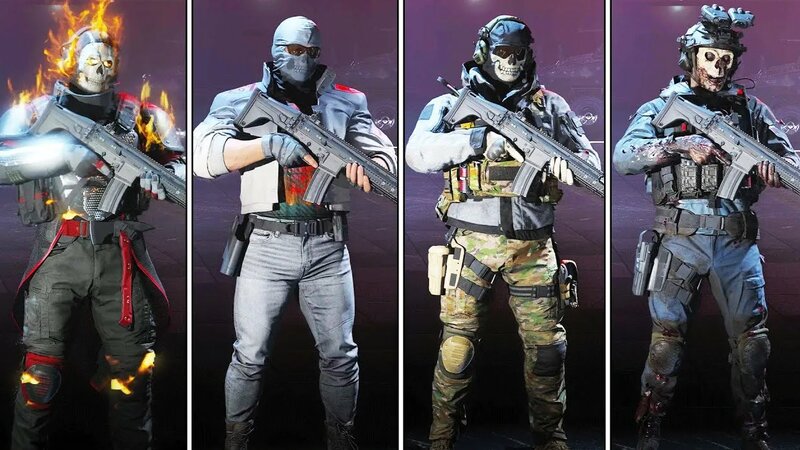 All Ghost Skins & Outfits in Call of Duty: Modern Warfare 2 (Updated ...