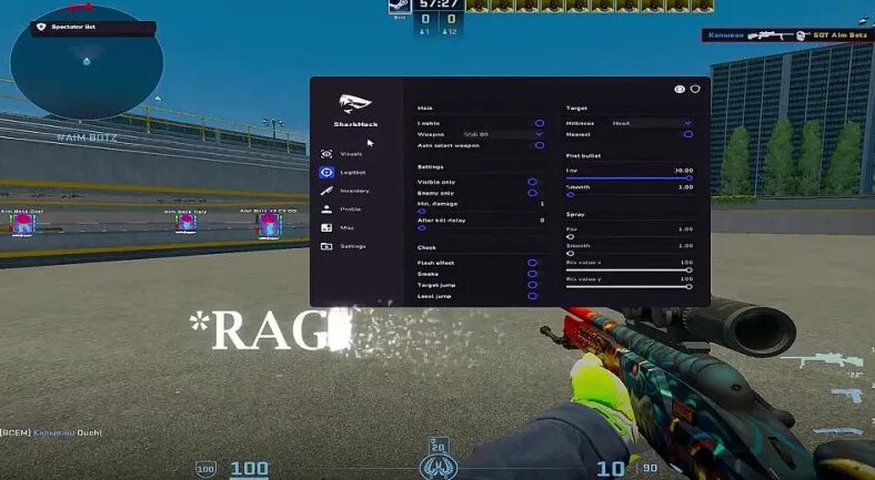 Обзор Shark-HACK RAGE В 2025 ｜Добавили RAGE КС2 - Новое Обновление в ...