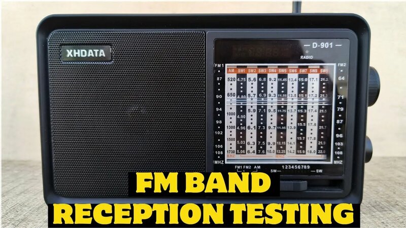 Fm band reception signal testing | xhdata D-901 home radio 12 band ...