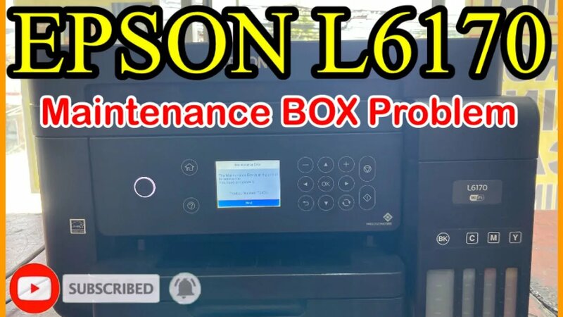 Epson L6170 How to Change Maintenance BOX - Смотреть онлайн в поиске ...