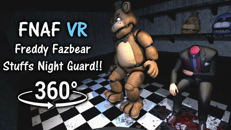 360°| Freddy Stuffs Night Guard!! - Animatronic Perspective Gameplay ...