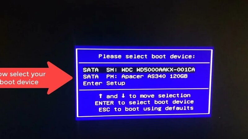 acer laptop bios setting boot menu key acer laptop