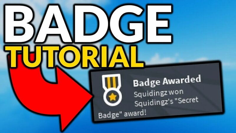 How to Award Badges - Roblox Scripting Tutorial - Yandex Video aramada ...