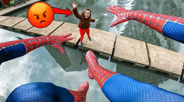 SpiderMan Escaping Angry Mom (Action POV)