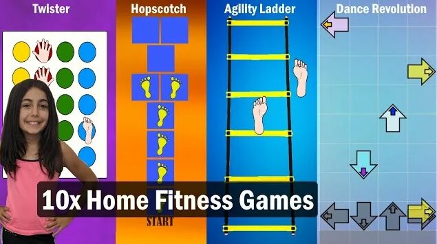 10x Fitness Games - Kids Workout Exercise Games for Kids. Lots of Fun ...