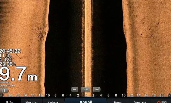 Garmin GT56 UHD sonar testing side scanning/ Garmin Gpsmap 1223xvs ...