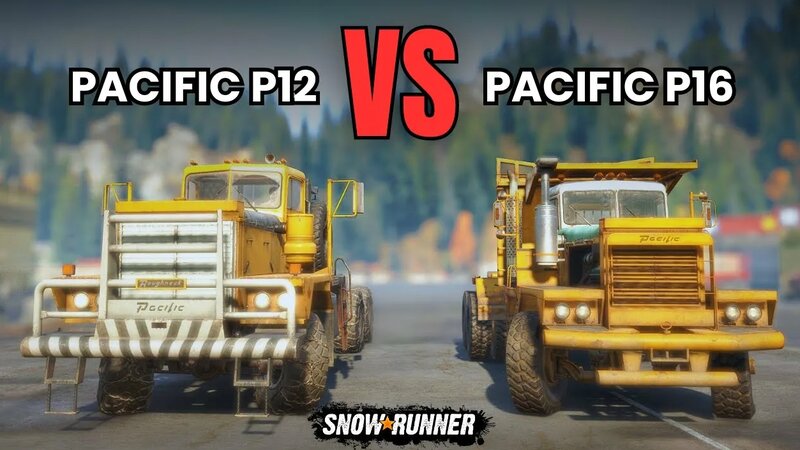 Snowrunner - Pacific P12 vs Pacific P16 Which is better (With All ...