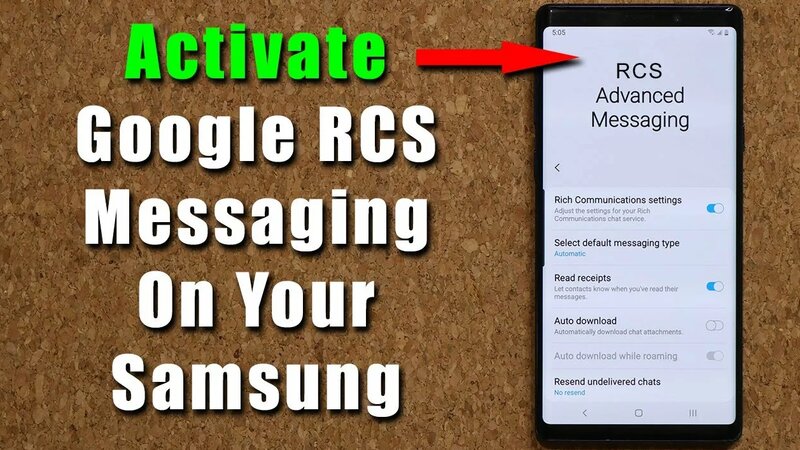 Activate Google RCS Messages on Samsung Galaxy Smartphones! (on stock ...