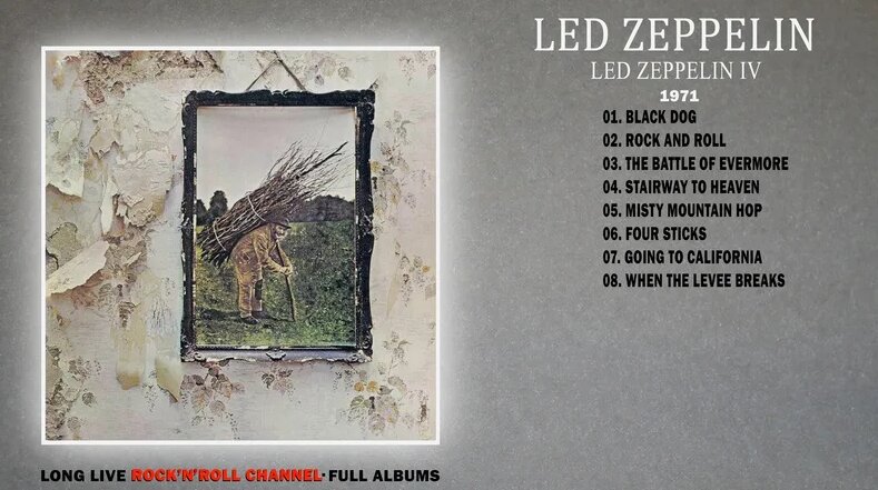 Led Zeppelin - Led Zeppelin IV (1971) - Full Album — Видео от Rock ’n ...