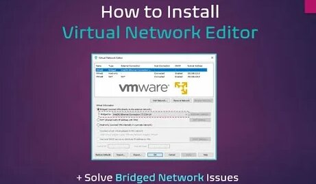 How to install Virtual Network Editor for VMware Player / Workstation ...