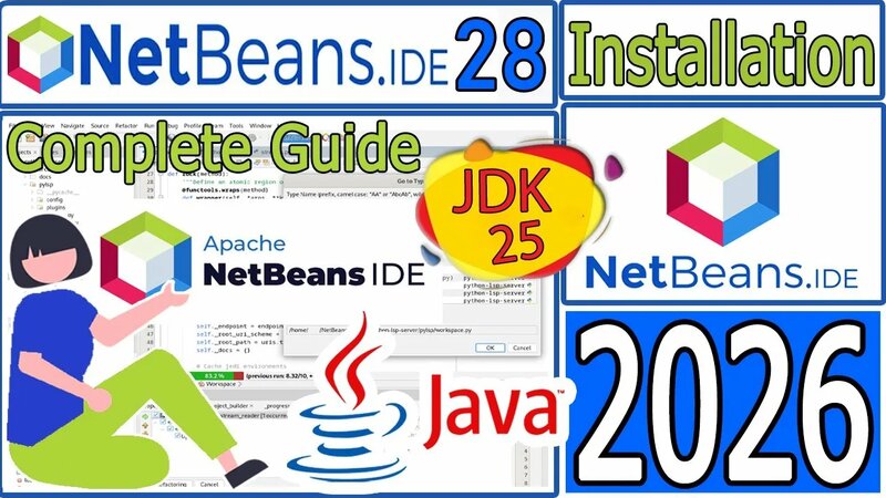 How to install NetBeans IDE 28 with Java JDK 25 Windows 11 (64 bit ...