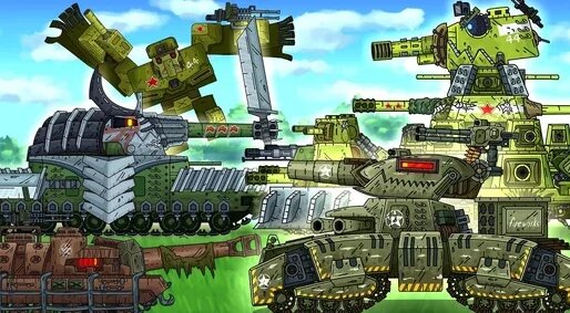 Все серии КВ-44 vs Железный Самурай + бонусная концовка - Мультики про ...