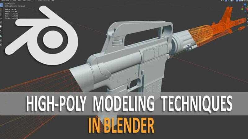High-Poly Modeling Techniques in Blender - Смотреть онлайн в поиске ...