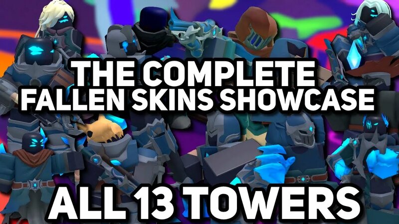ALL 13 Fallen Skins Showcase | Tower Defense Simulator - Смотреть ...