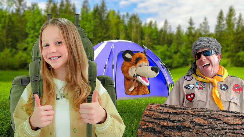 Nastya and summer camping rules for kids - Yandex Video aramada ...