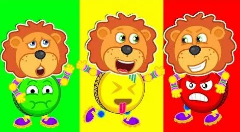 Happy Sad Silly Mad. Funny Stories for Kids About Emojis | Lion Family ...
