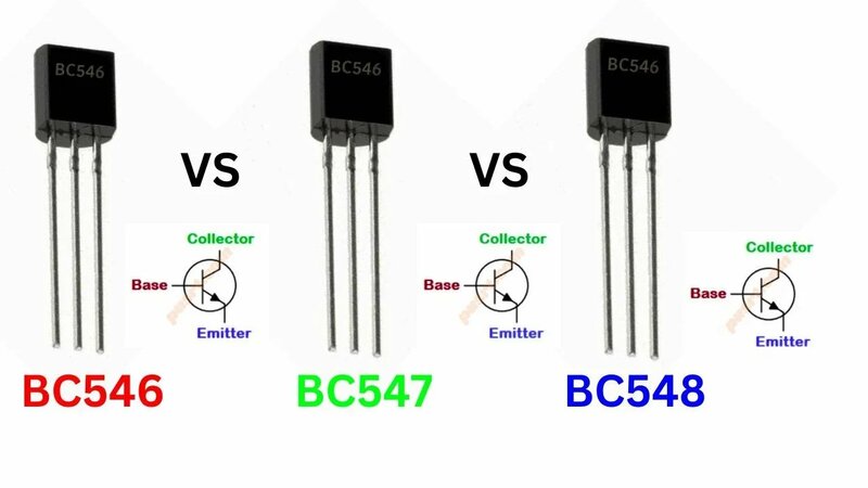 Basic Difference between Bc546, Bc547 & Bc548 NPN Transistors |Basic ...