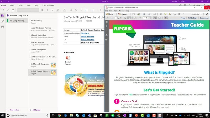 Send to OneNote in Outlook (Desktop Version)