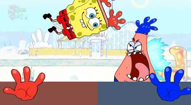 Red vs blue food challenge! | spongebob red vs blue mukbang animation ...