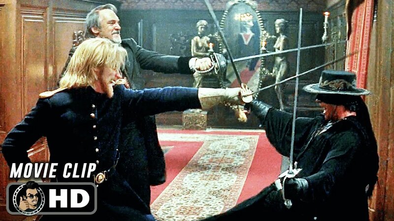 2 Vs 1 Sword Fight Scene | THE MASK OF Zorro (1998) Movie CLIP HD ...