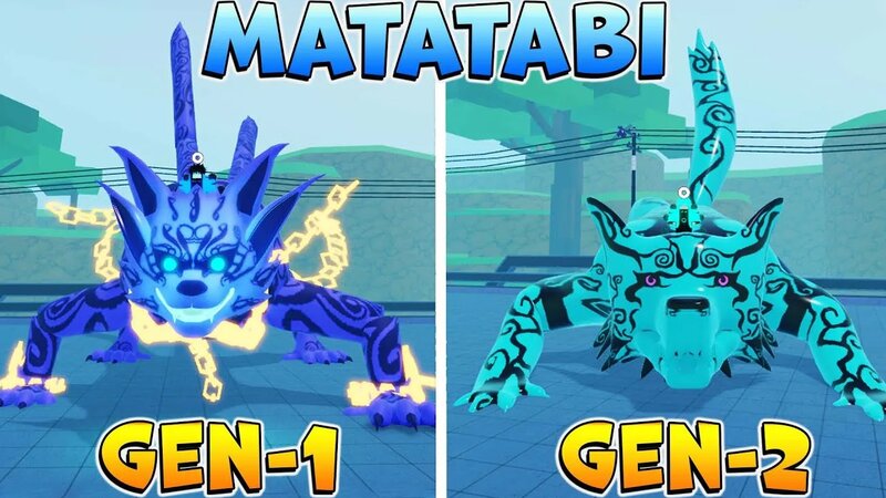 Шиндо Лайф 2 хвостый Мататаби Gen-1 Gen-2 Mao Tailed Spirit Shindo Life ...