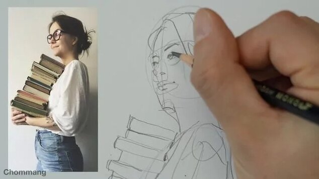 Pencil drawing 4B / Croquis Sketch / Figure drawing - Смотреть онлайн в ...