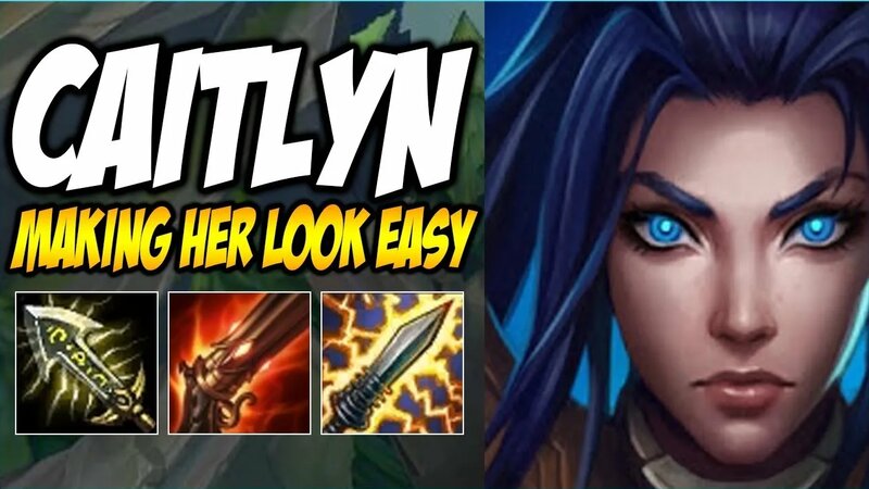 Making Caitlyn LOOK EASY - Press the Attack | League of Legends