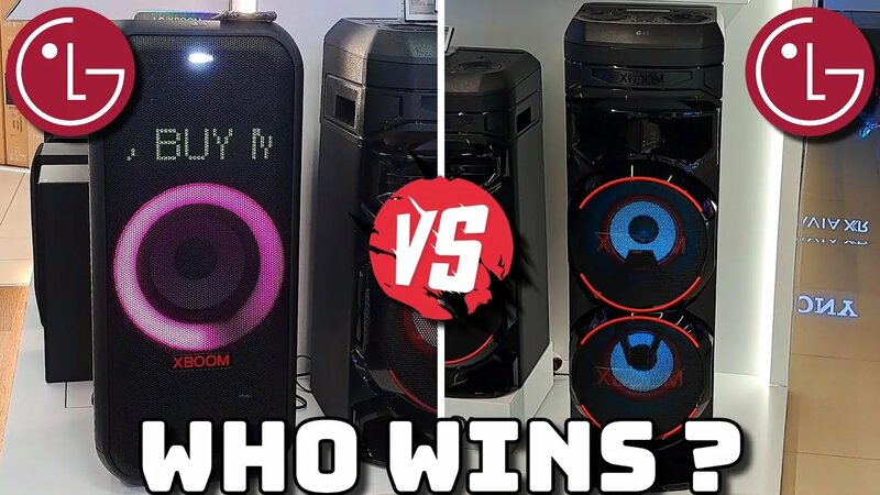 LG Xboom RNC9 vs LG Xboom XL7S BIG Bass Small money (Only Soundtest ...