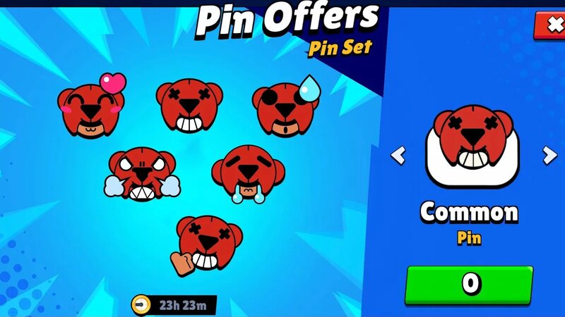 Free nita pins set | brawl stars only nita challenge