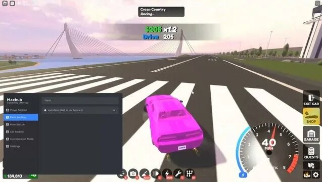 (OP) Roblox Driving World Script / Autofarm / Inf Money / And More ...