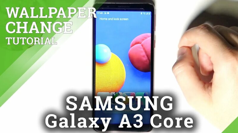 How to Change Lock Screen Wallpaper in Samsung Galaxy A3 Core – Find ...